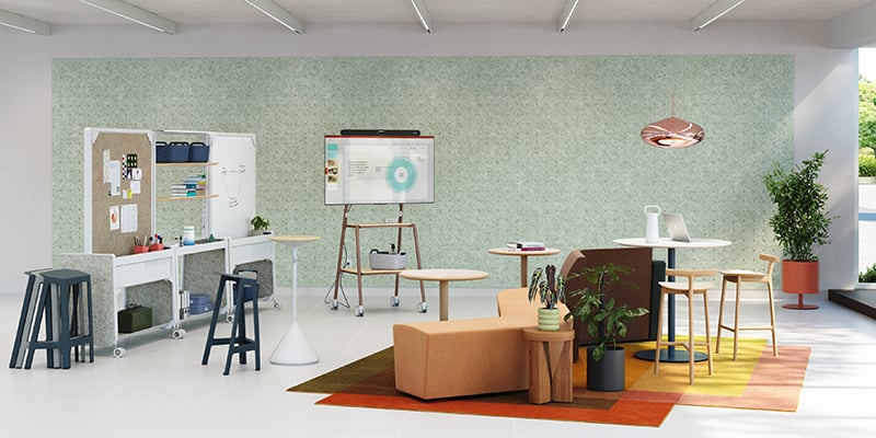 New ways of working: office workstation trends