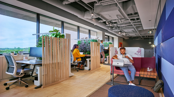 Flexible workspaces; boosting employee wellbeing and productivity