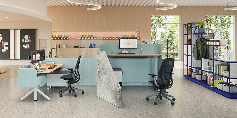 New ways of working: office workstation trends