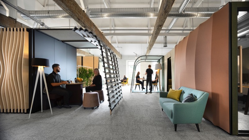 How to landscape with furniture in open plan office design